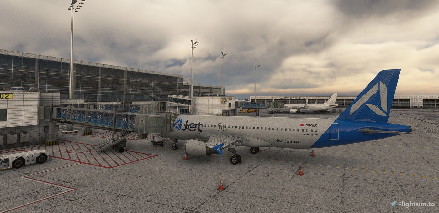 AJet (AnadoluJet new livery) | Fenix A320 | 9H-SLK for Microsoft Flight ...
