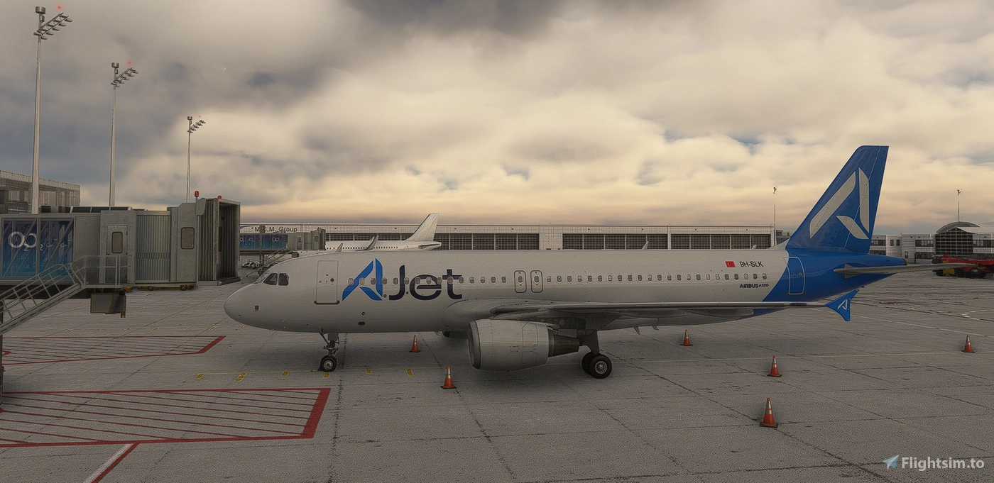 AJet (AnadoluJet new livery) | Fenix A320 | 9H-SLK for Microsoft Flight ...