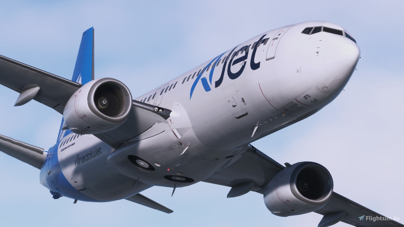 AJet Anadolujet (TC-JFD) - PMDG 737-800 for Microsoft Flight Simulator ...