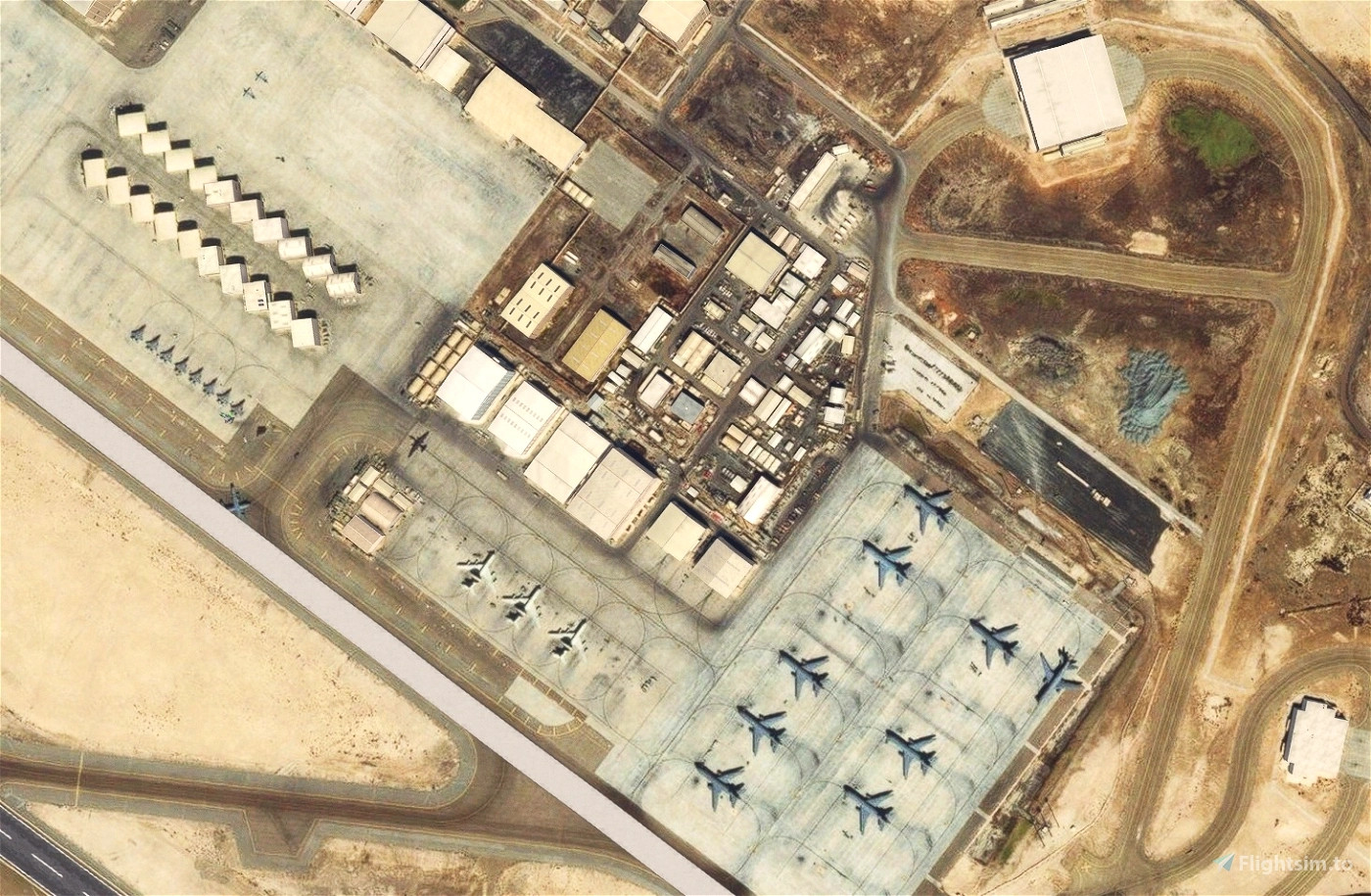 Al Dhafra Air Base OMAM for Microsoft Flight Simulator | MSFS
