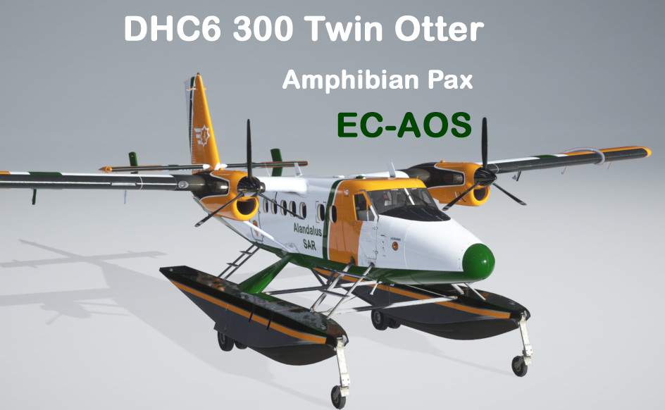 Alandalus OS DHC6 300 Twin Otter Amphibian Pax のために Microsoft Flight ...