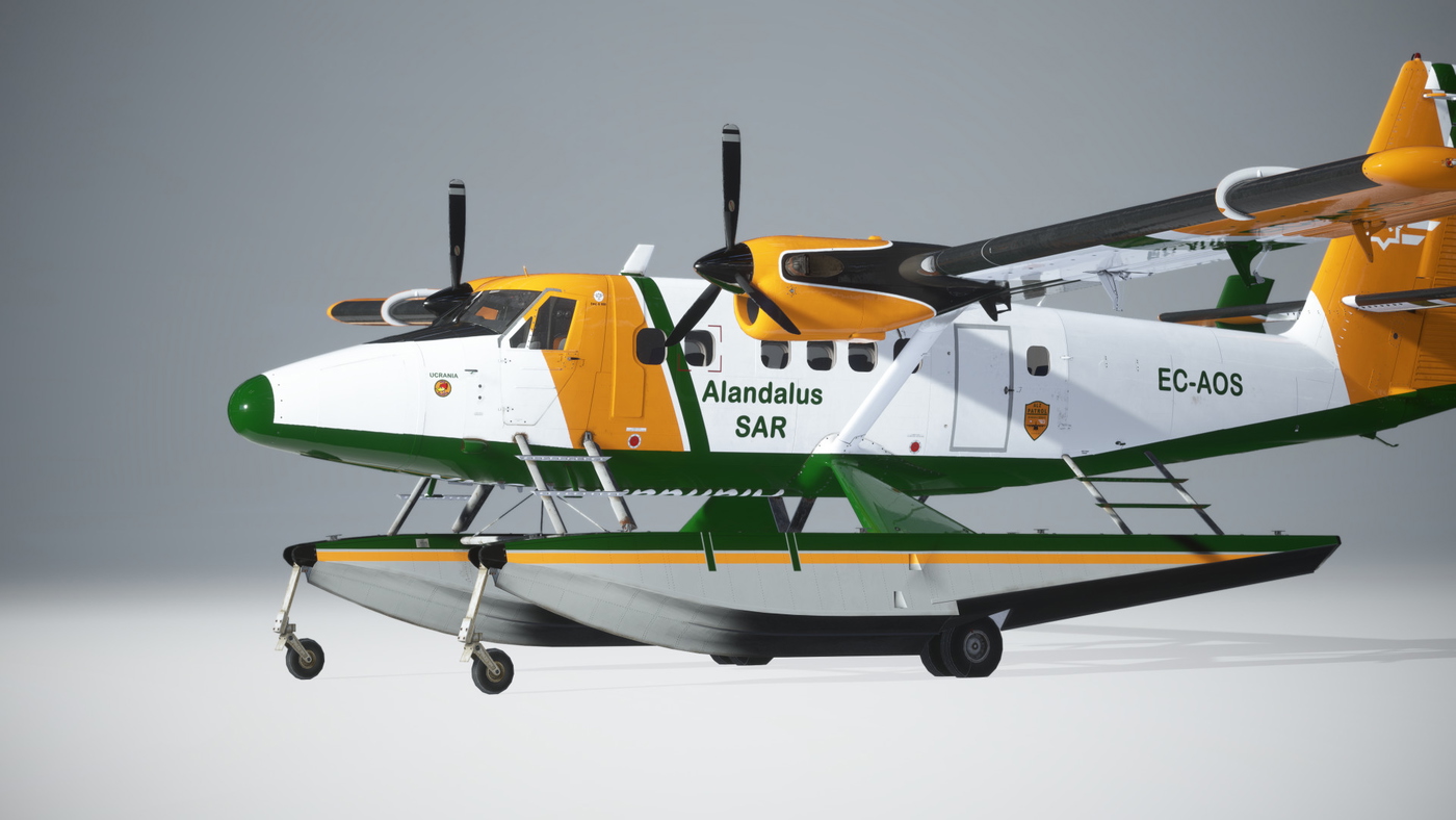 Alandalus OS DHC6 300 Twin Otter Amphibian Pax for Microsoft Flight ...