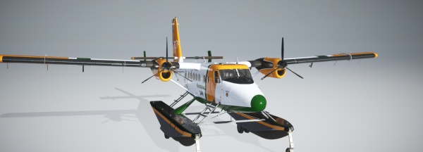 Alandalus OS DHC6 300 Twin Otter Amphibian Pax for Microsoft Flight ...