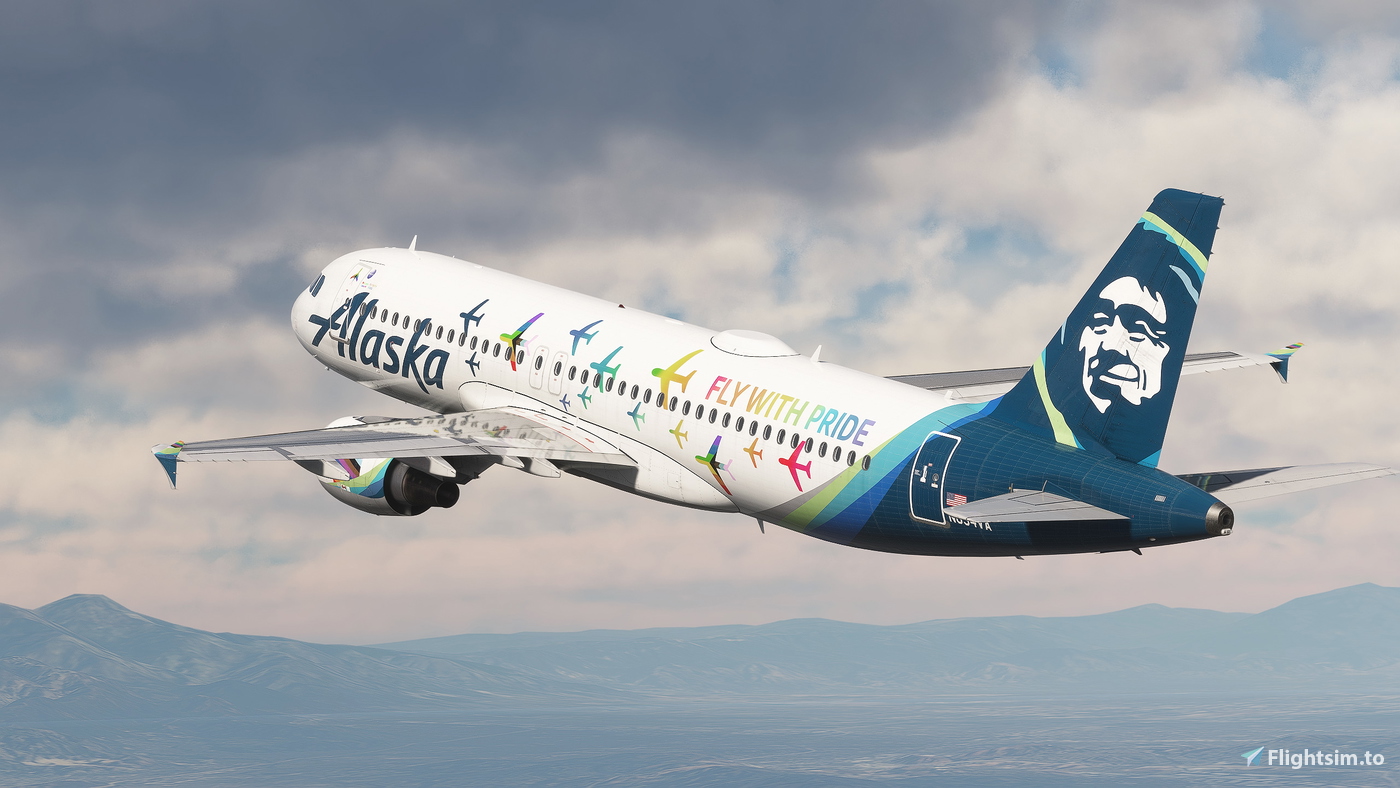 Alaska ("Fly With Pride" - N854VA) - Fenix A320 (V2) (CFM) for ...
