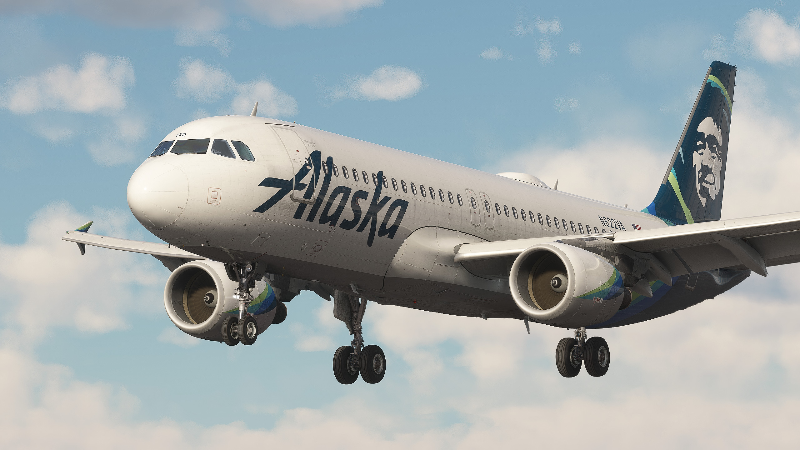Alaska (N622VA) - Fenix A320 (V2) (CFM) - MSFS Add-on - Flightsim.to