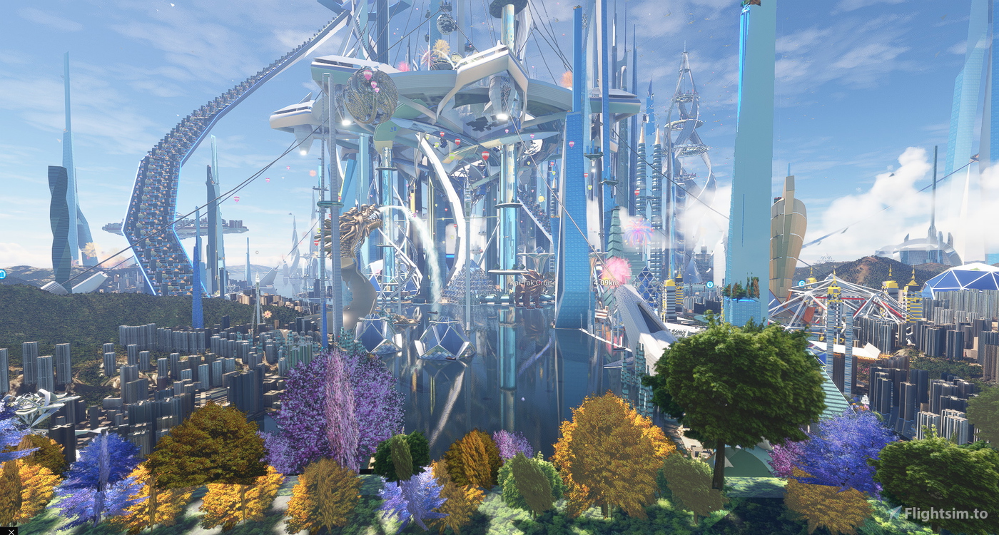 Alita II ⚔️ Sky City for Microsoft Flight Simulator | MSFS