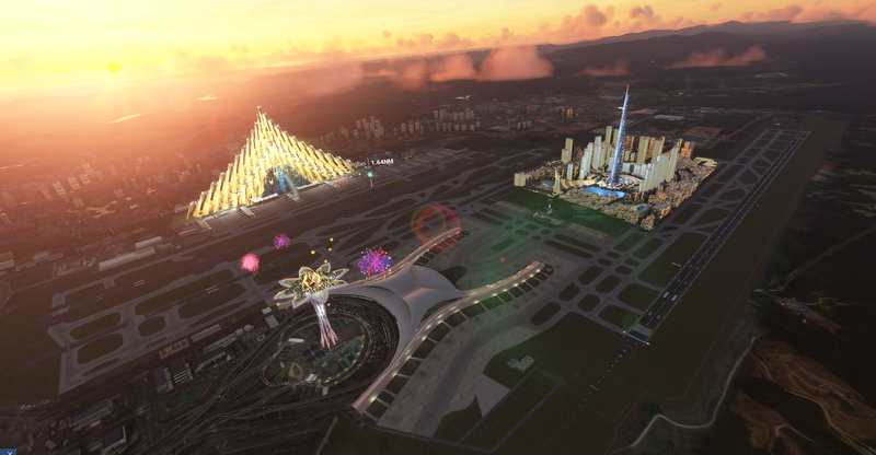 Alita II ⚔️ Sky City for Microsoft Flight Simulator | MSFS