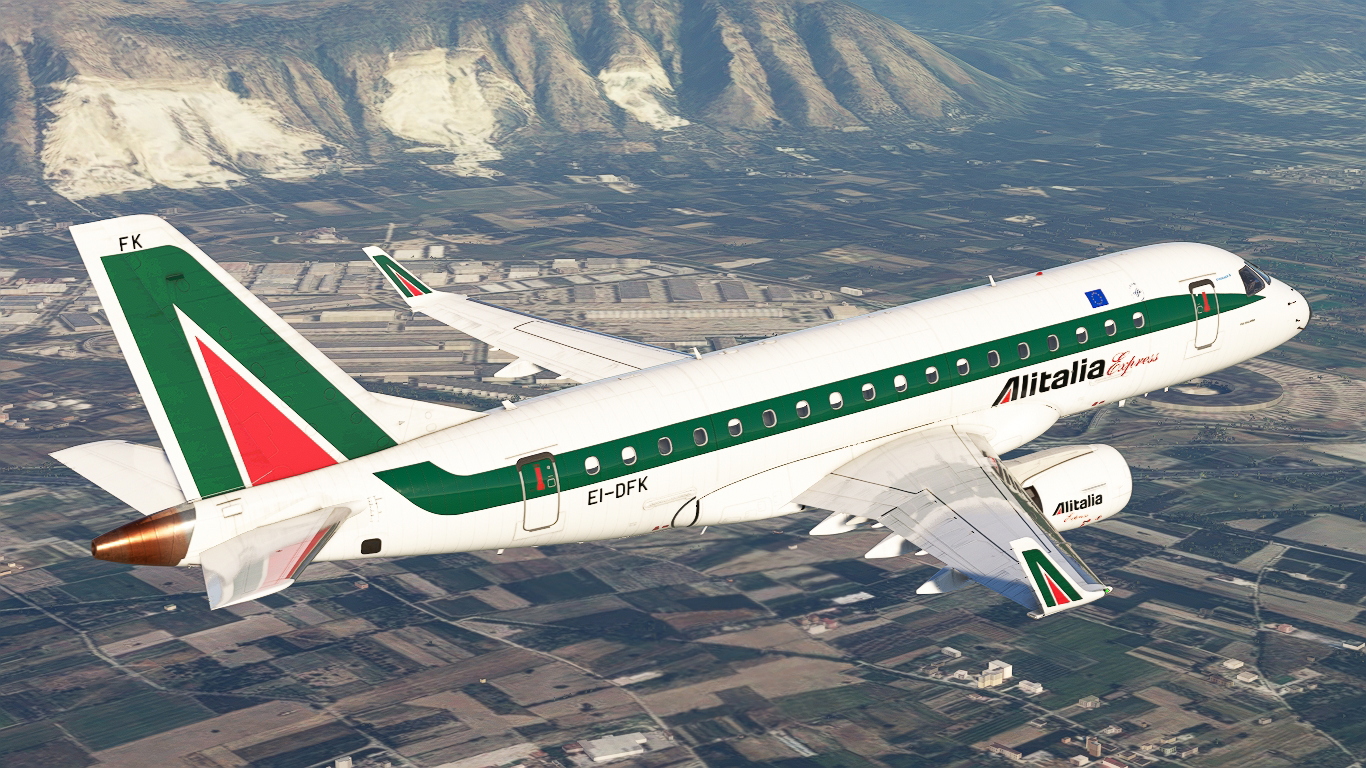 Alitalia Express EI-DFK for Microsoft Flight Simulator | MSFS
