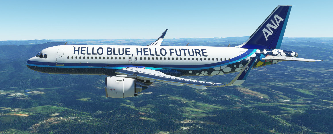 [A32NX] ALL NIPPON AIRWAYS HELLO BLUE HELLO FUTURE pour Microsoft ...