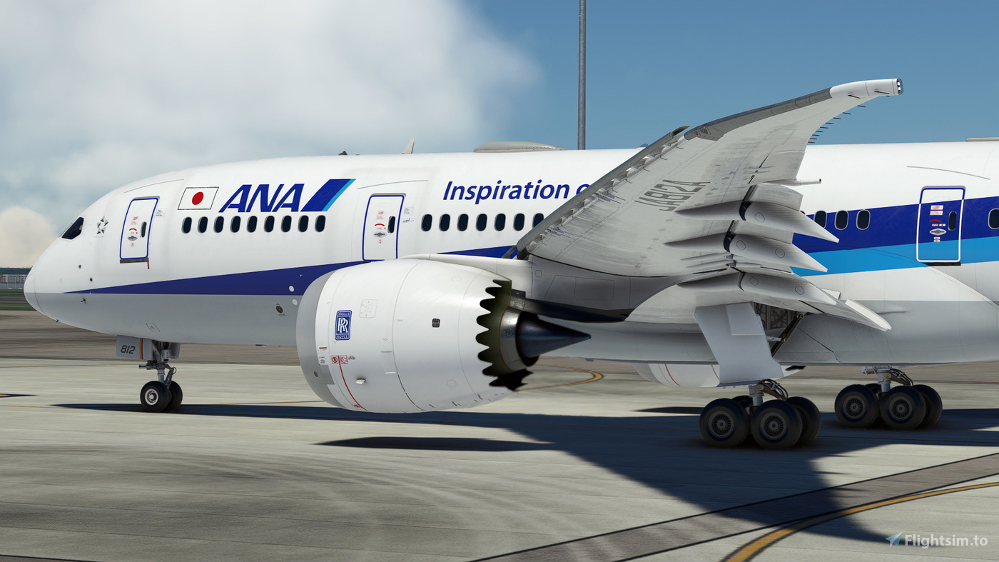 All Nippon Airways (ANA) Livery Pack | Kuro B787-8 v2 | 8K のために ...