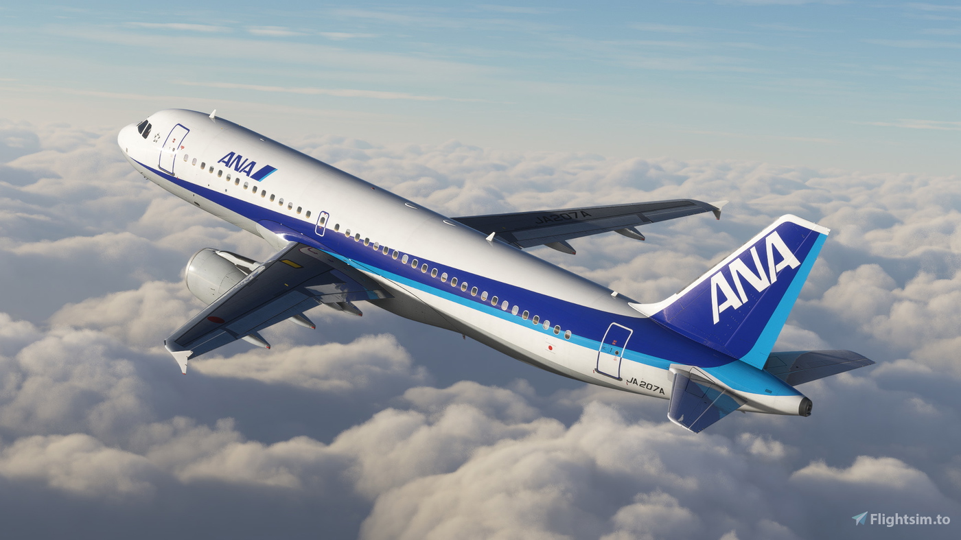 All Nippon Airways ANA [Pack] w/Cabin Fenixsim A320 [8K+4K] for Microsoft Flight Simulator | MSFS