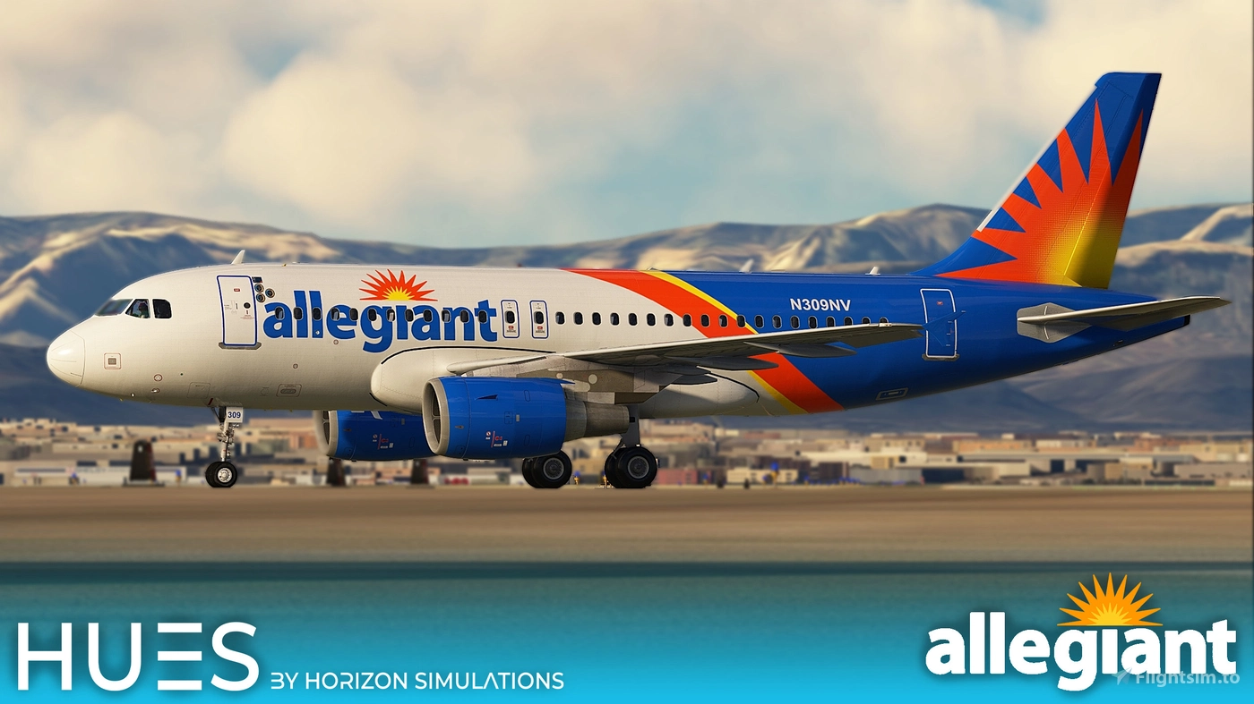 Allegiant Air Fleet Pack | LVFR A319 for Microsoft Flight Simulator | MSFS