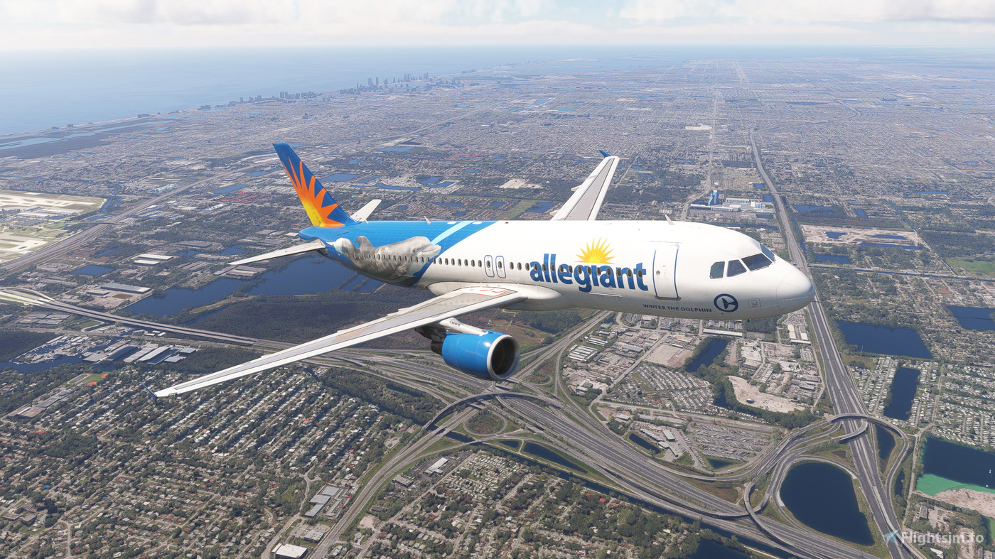 Allegiant ("Winter The Dolphin" - N271NV) - Fenix A320 (V2) (CFM) for ...