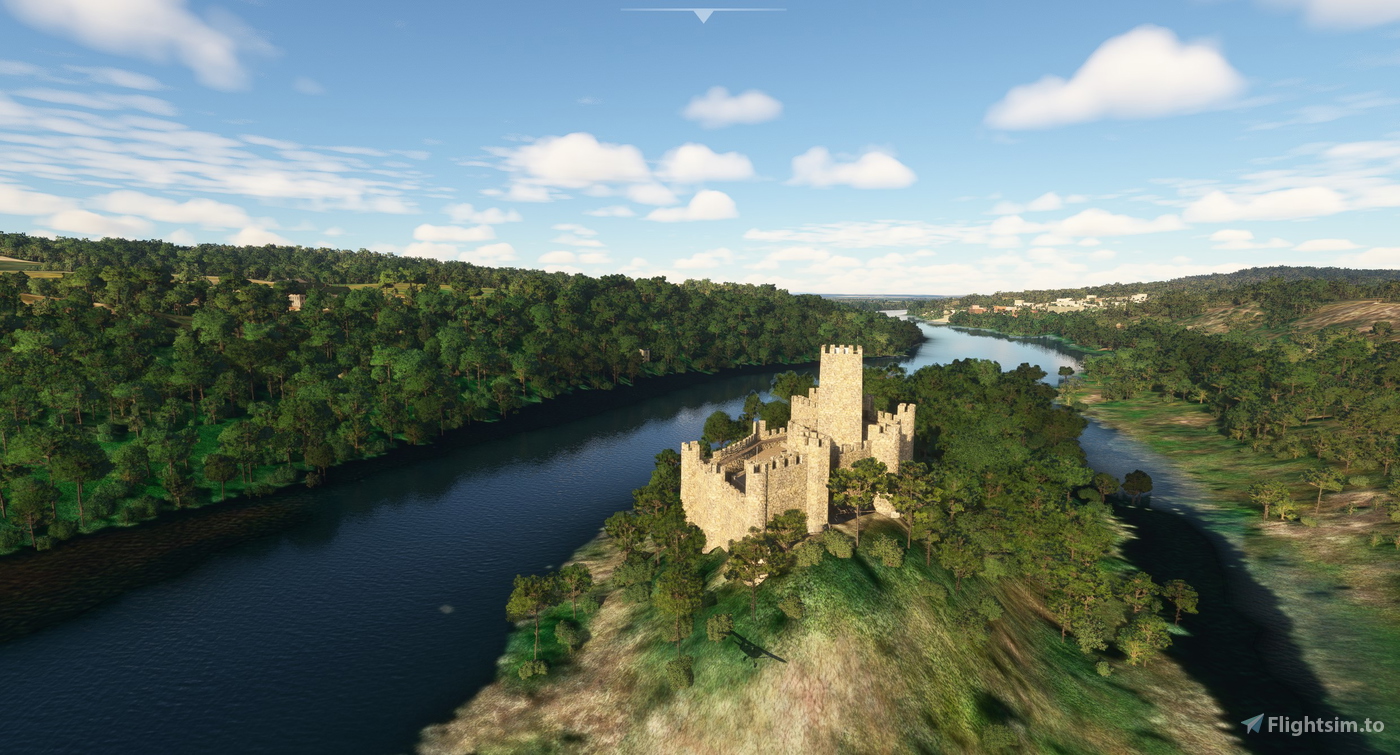 Almourol Castle for Microsoft Flight Simulator | MSFS