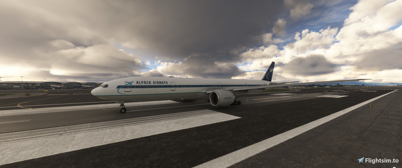 Alpaca Airways 'Retro' (G-FTSW) | PMDG B777-300ER 对于 Microsoft Flight ...