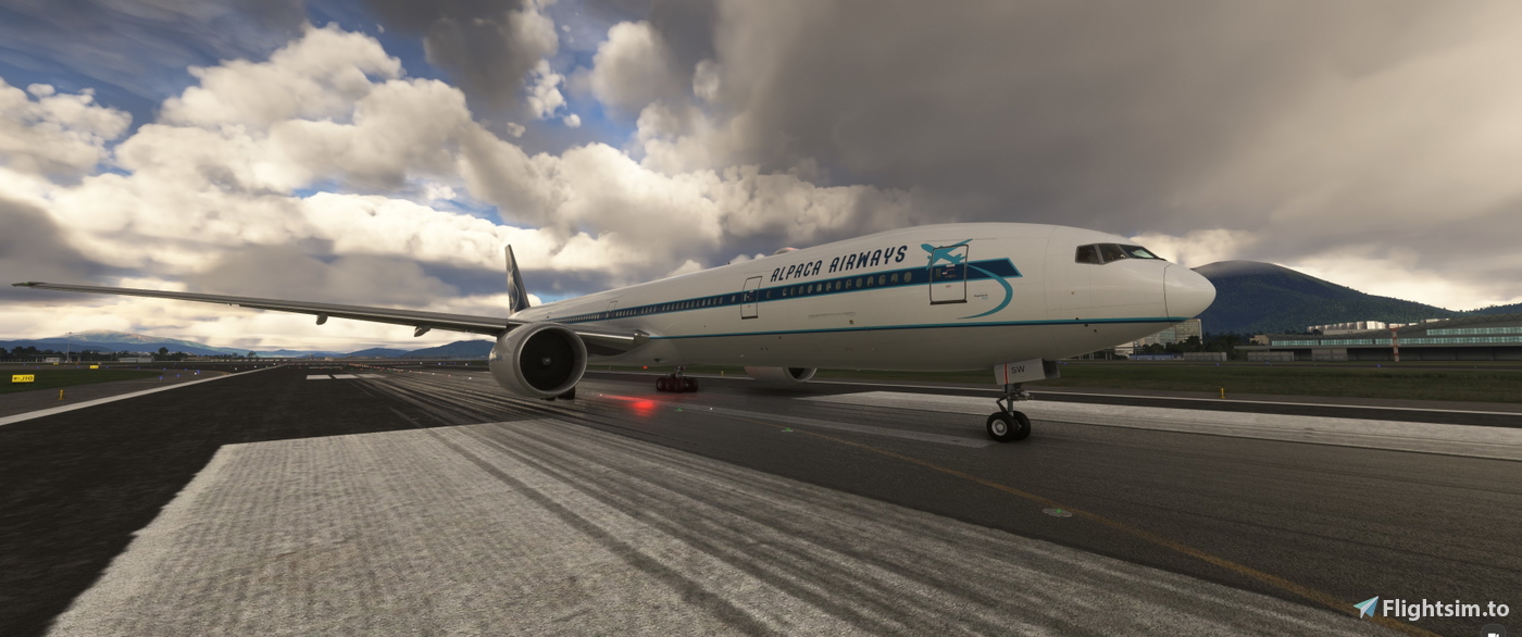 Alpaca Airways 'Retro' (G-FTSW) | PMDG B777-300ER 对于 Microsoft Flight ...