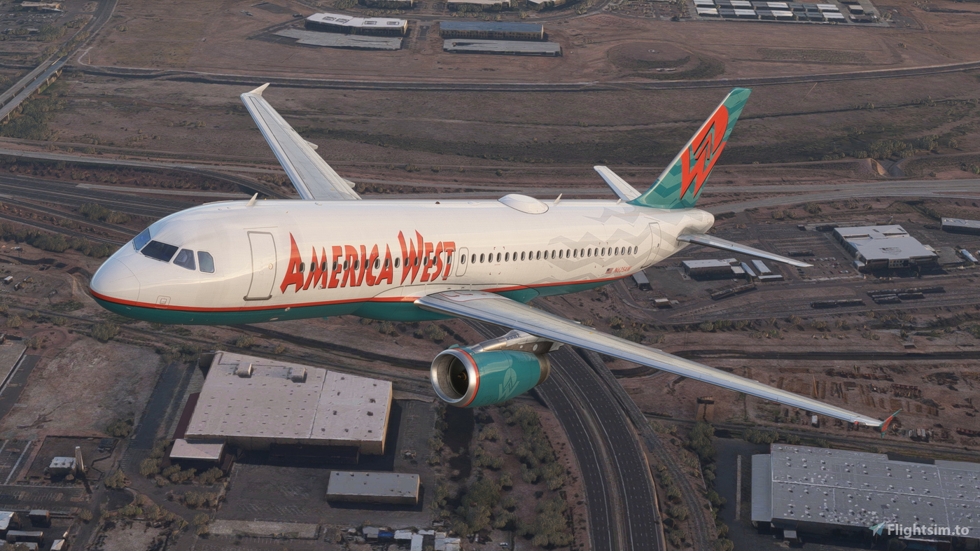 America West - Fenix A320 (IAE) (V2) for Microsoft Flight Simulator | MSFS