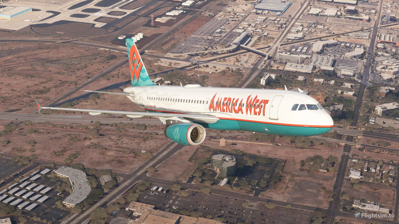 America West - Fenix A320 (IAE) (V2) for Microsoft Flight Simulator | MSFS