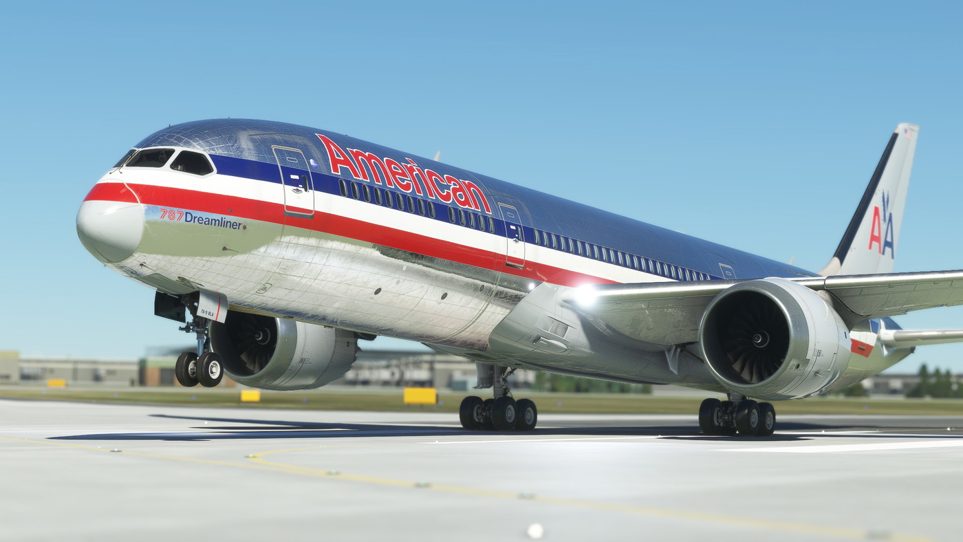 American Airlines Classic Bare Metal Horizon Simulations 787-9 ...