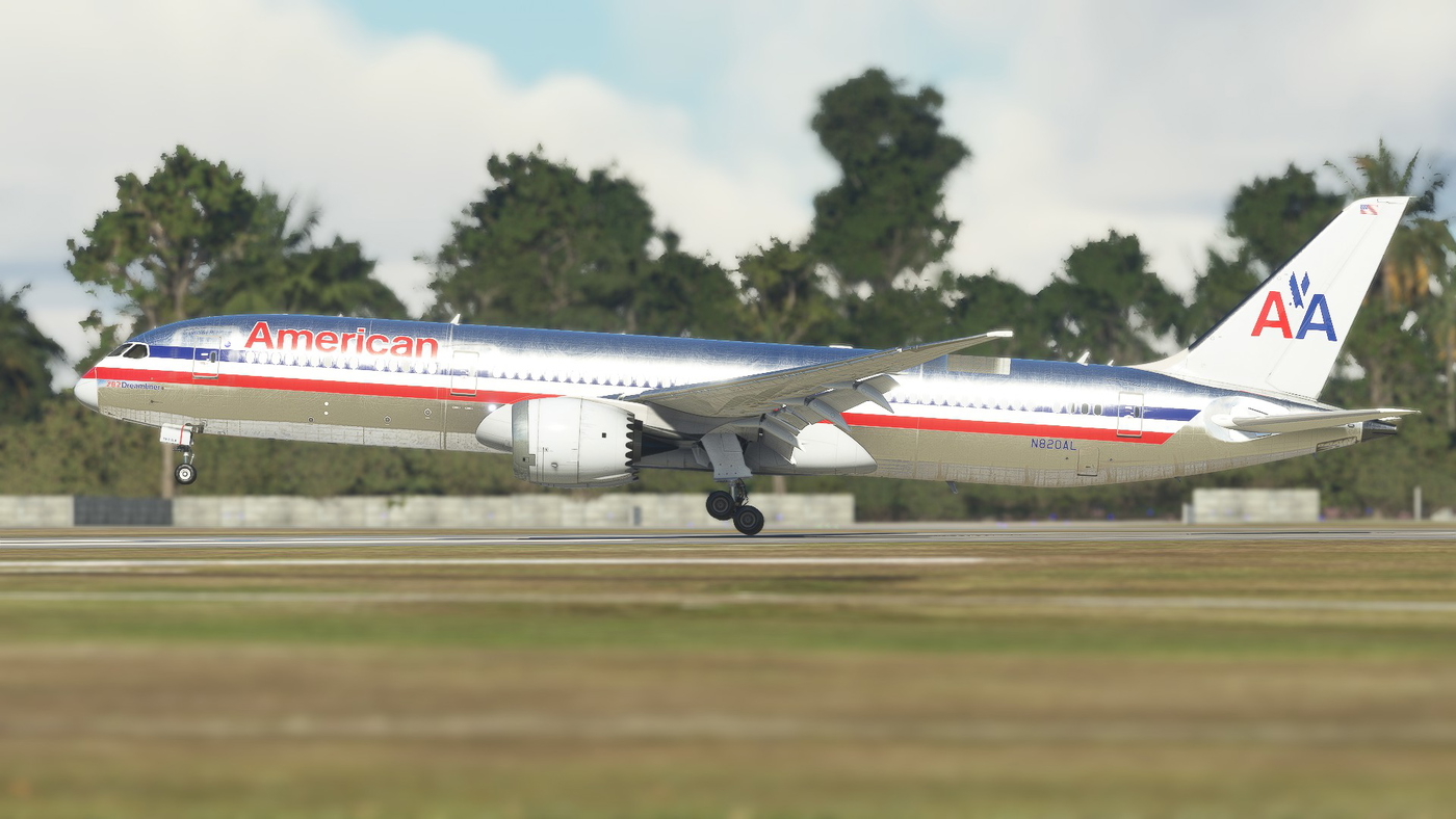 American Airlines Classic Bare Metal Horizon Simulations 787-9 ...