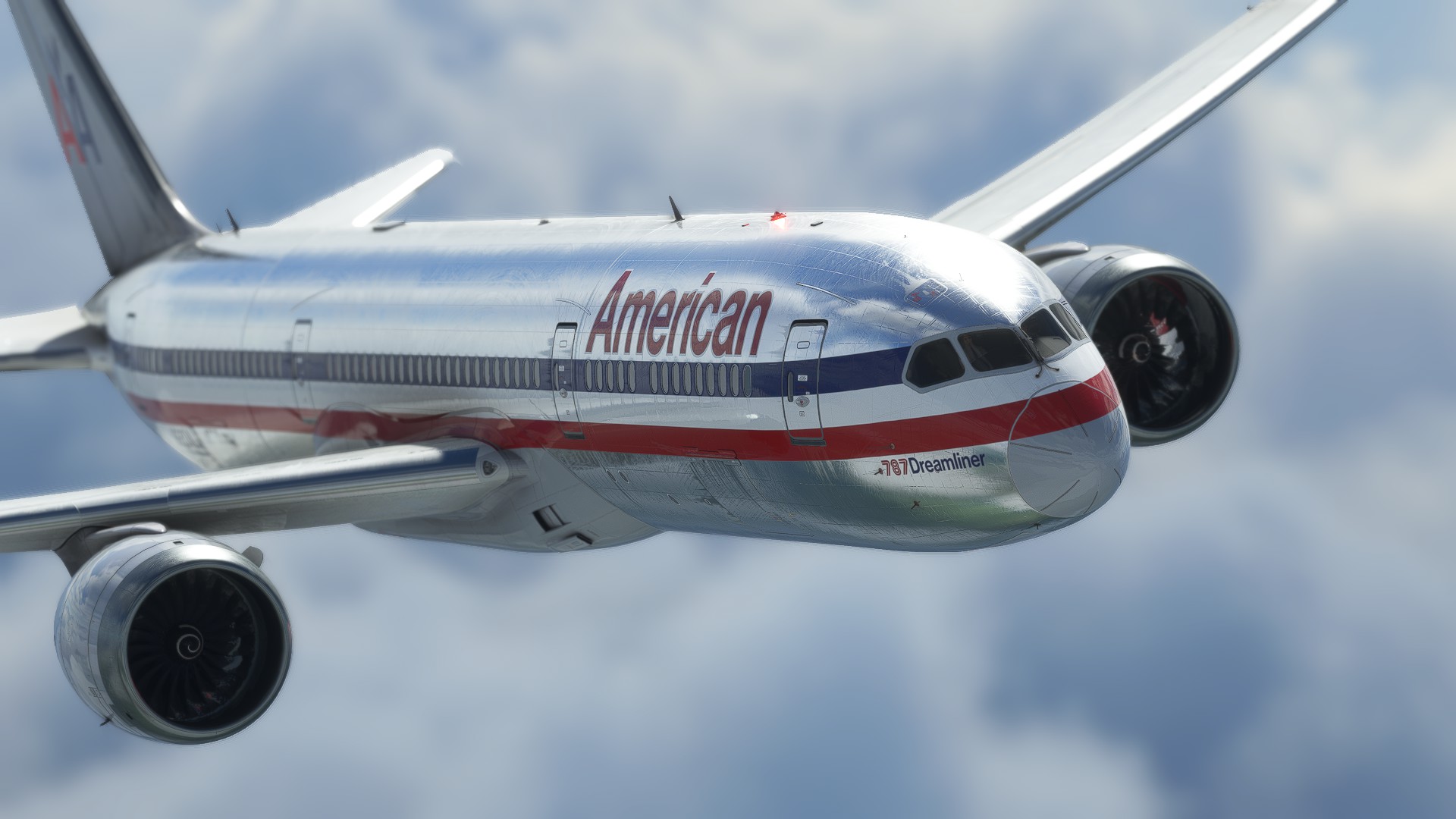 American Airlines Classic Bare Metal Horizon Simulations 787-9 ...