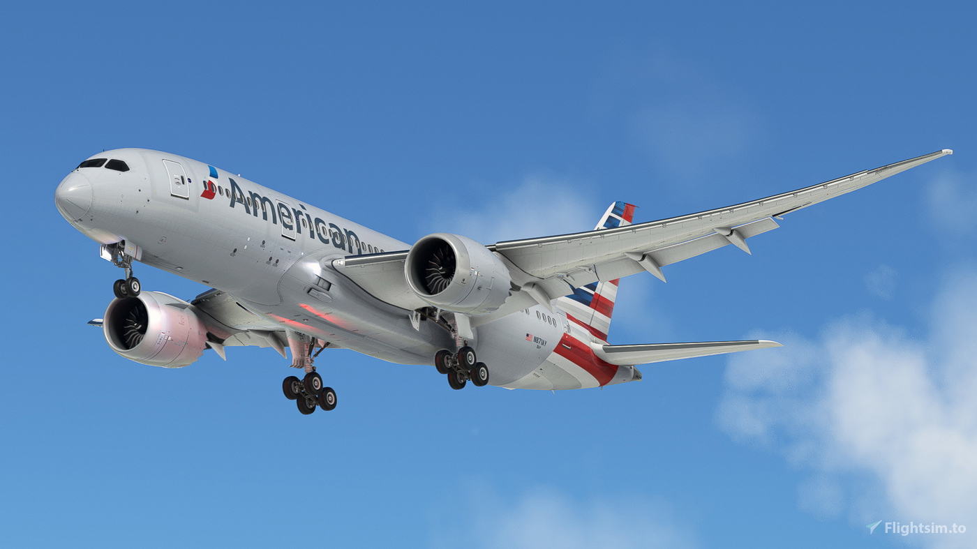 American Airlines N871AY | Kuro B787-8 v2 | (8K) for Microsoft Flight ...