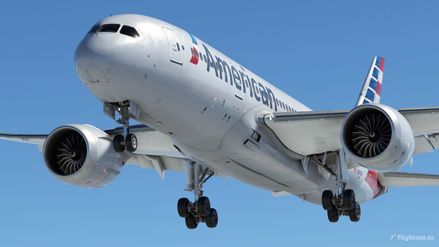 American Airlines N871AY | Kuro B787-8 v2 | (8K) for Microsoft Flight ...