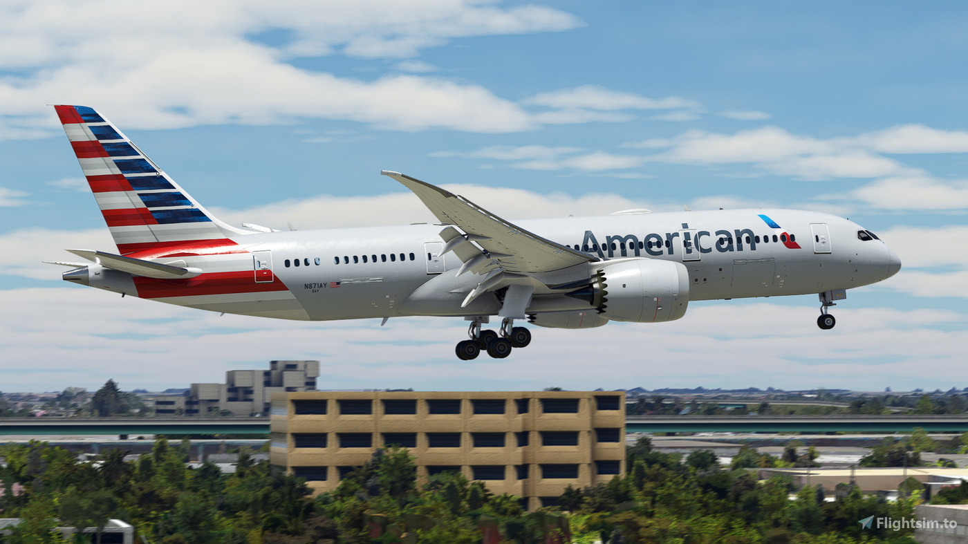American Airlines N871AY | Kuro B787-8 v2 | (8K) for Microsoft Flight ...