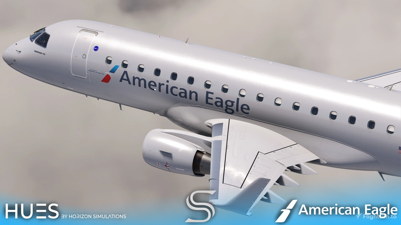 American Eagle Fleet Pack | FSS E175 | 8K for Microsoft Flight ...