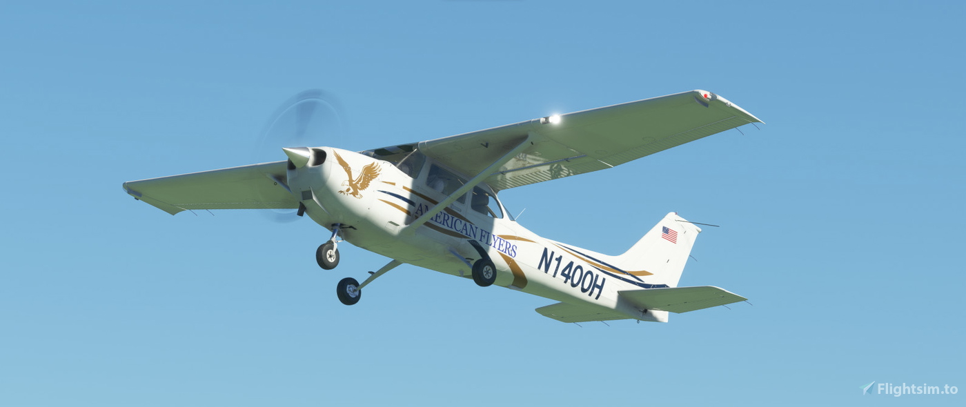 American Flyers - (N1400H) - Asobo + WBSim C172S Classic for Microsoft ...