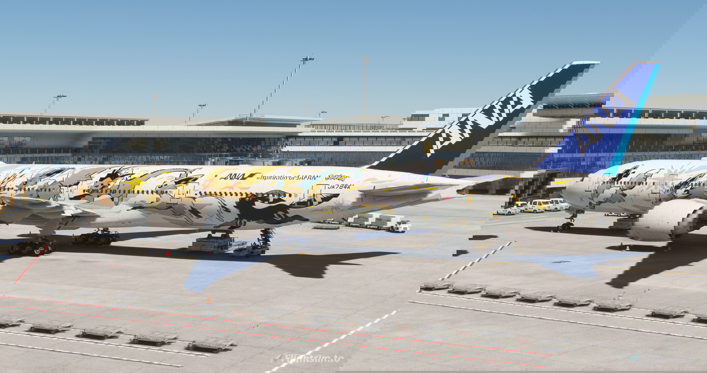 ANA - All Nippon Airways 777-381ER ( JA784A - EEVEE JET ) for Microsoft Flight Simulator | MSFS