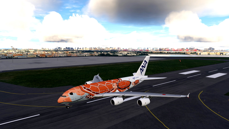 ANA Airbus A-380 Turtle Liveries for Levath's FSX Conversion (2 ...