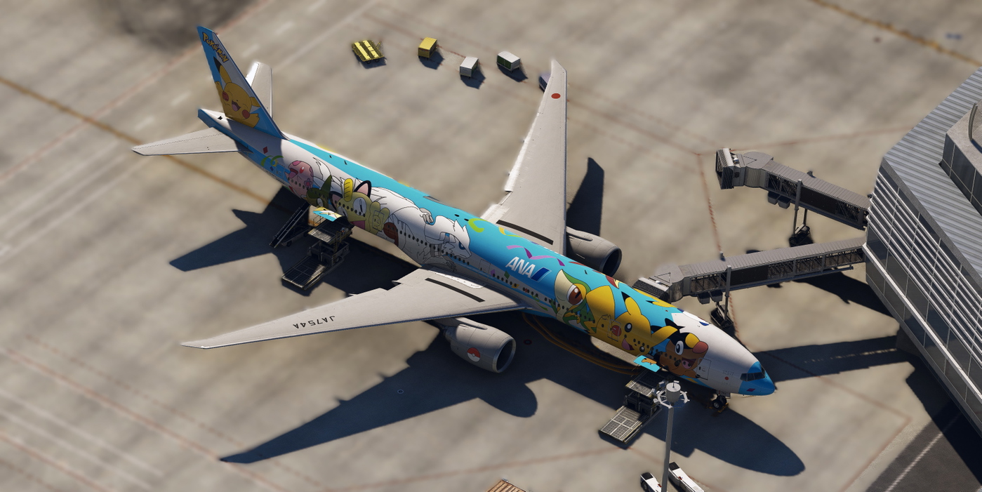 ANA "Pokemon - Peace Jet" | Boeing B777-381 | JA754A for Microsoft ...