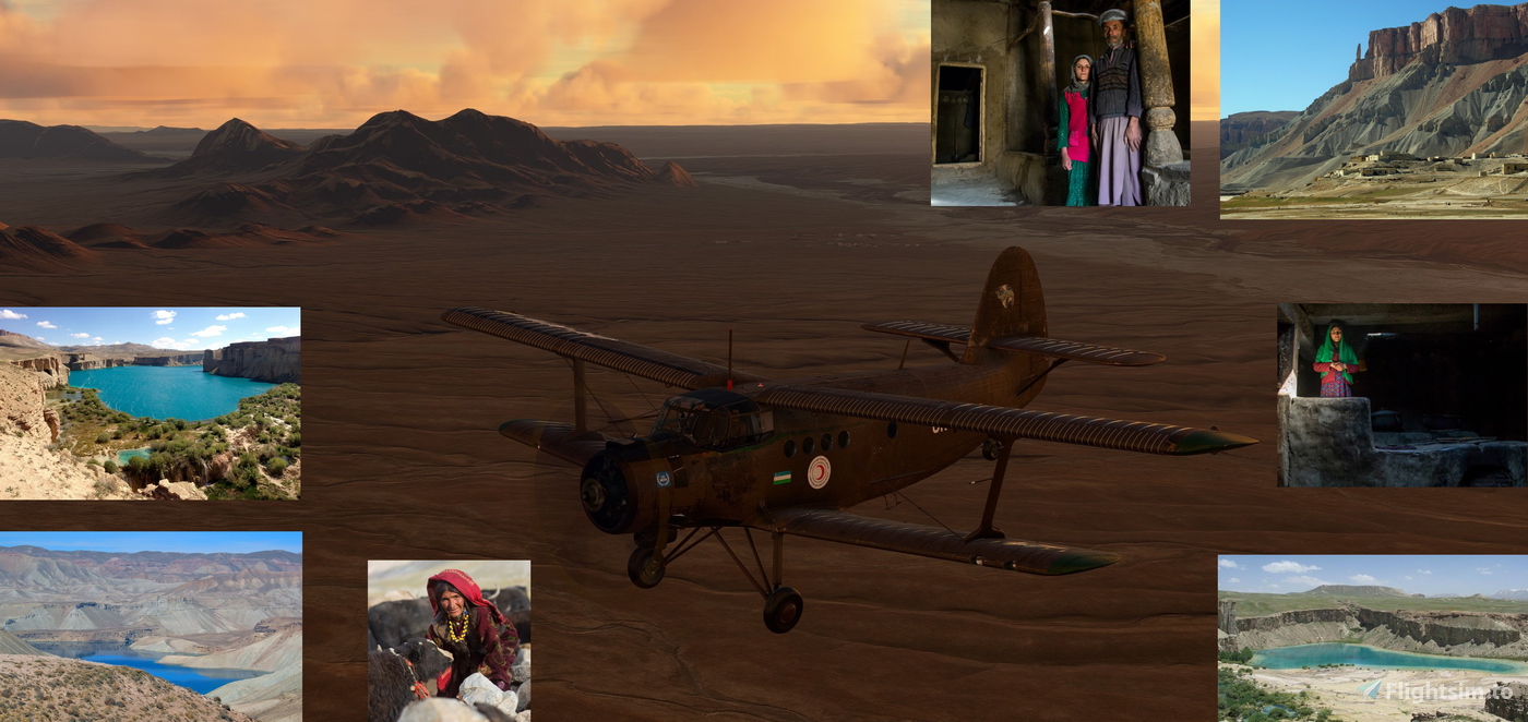 Antonov AN-2 UK-KIV "Khiva" brown heavily weathered (v1.1) for ...