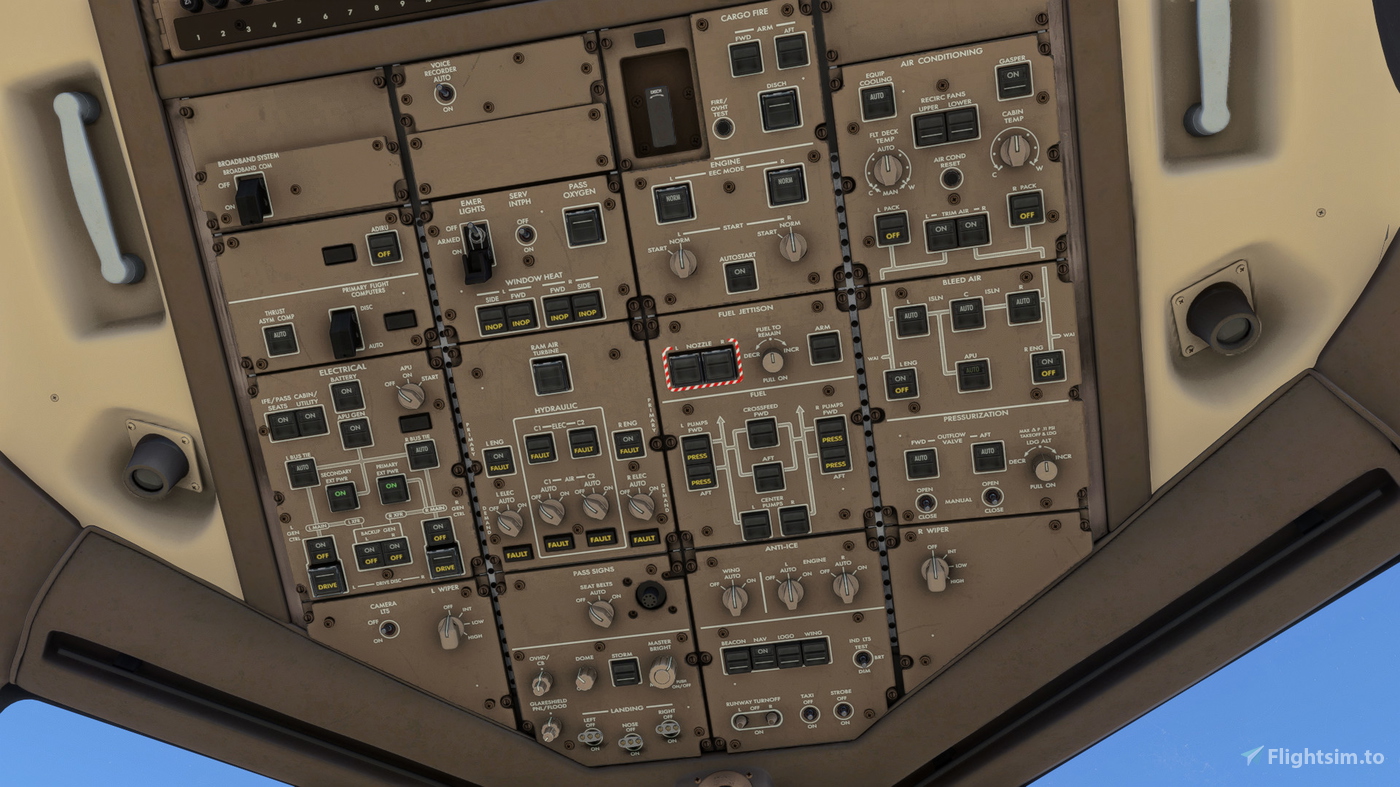 "Arrive at Aircraft" Realistic Panel State for Microsoft Flight ...