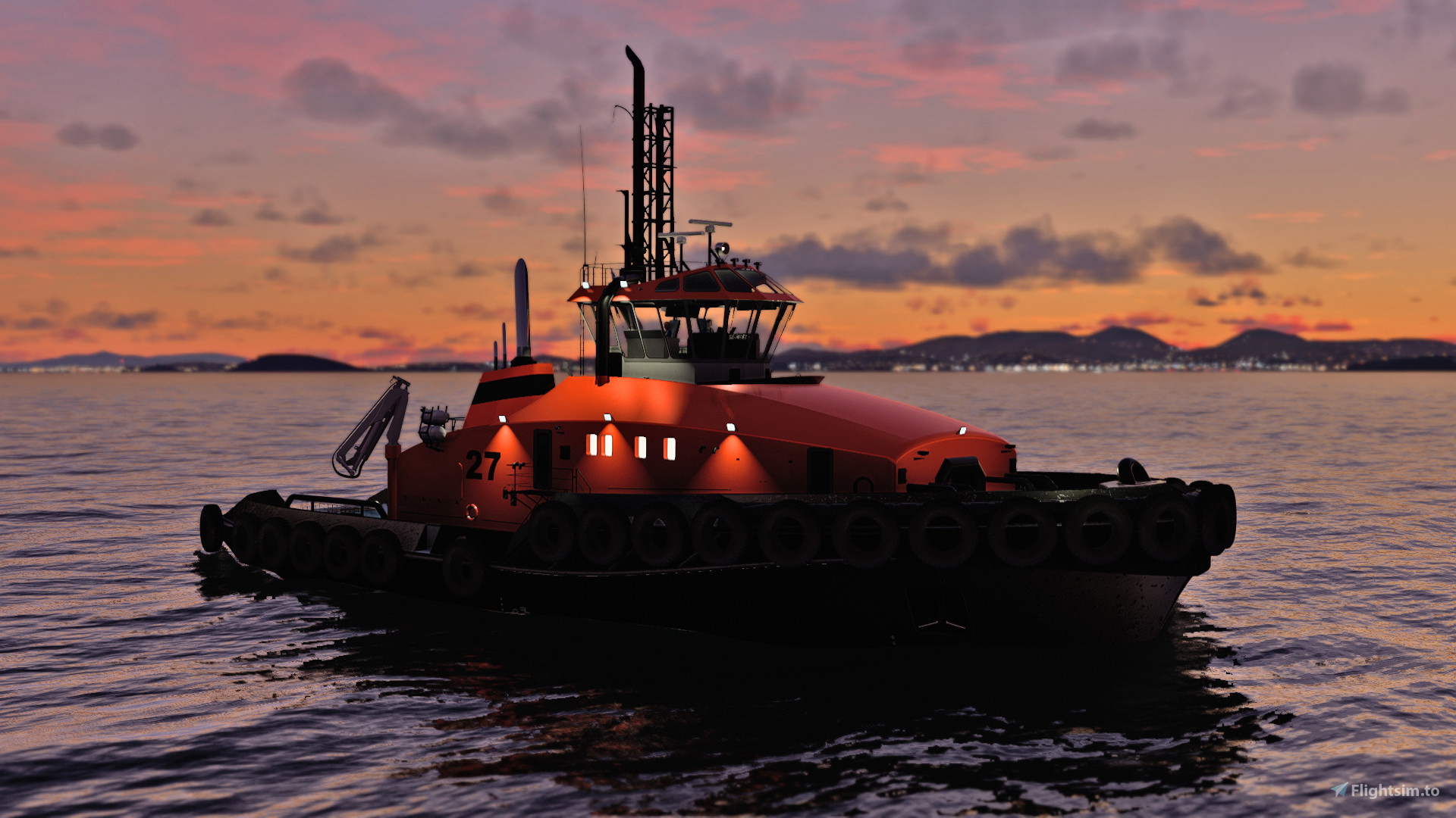 Marine RM - ASD Tug Boat for Microsoft Flight Simulator | MSFS