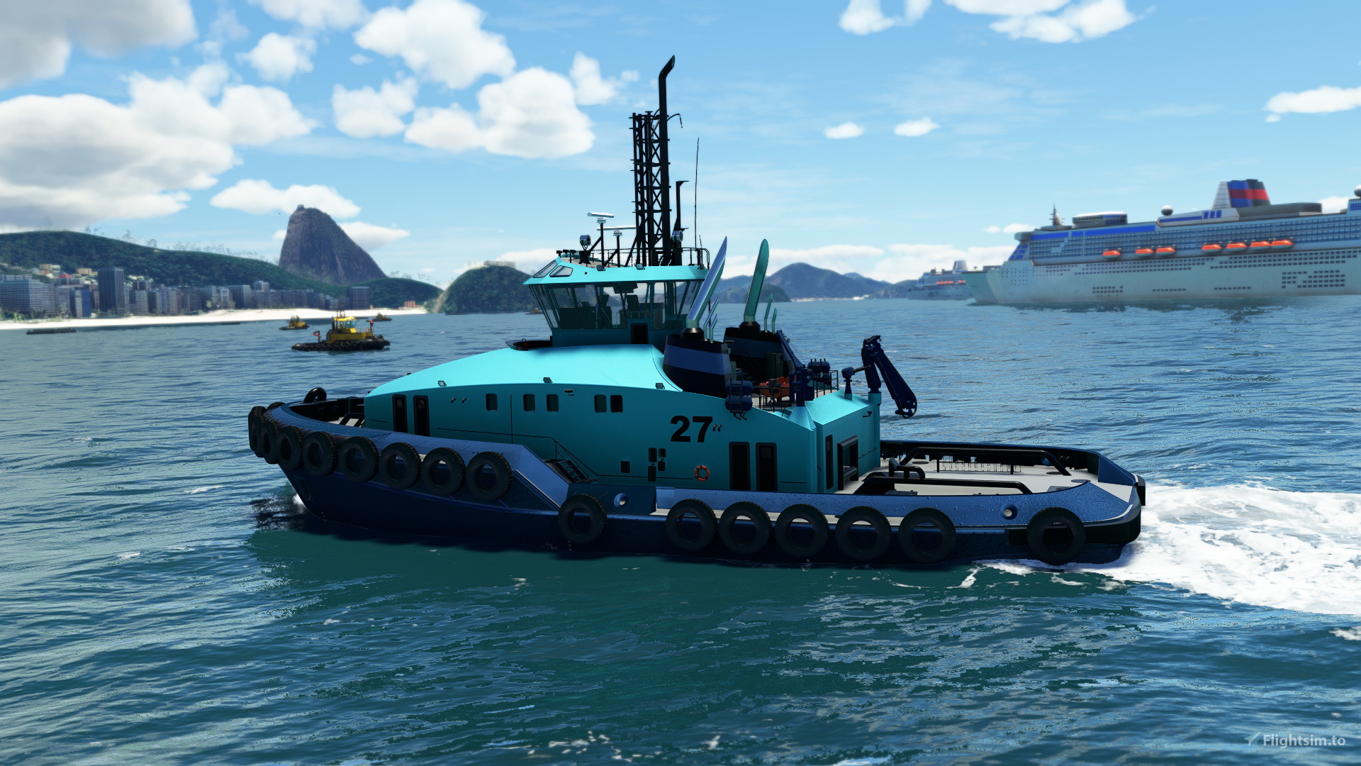 Marine RM - ASD Tug Boat for Microsoft Flight Simulator | MSFS