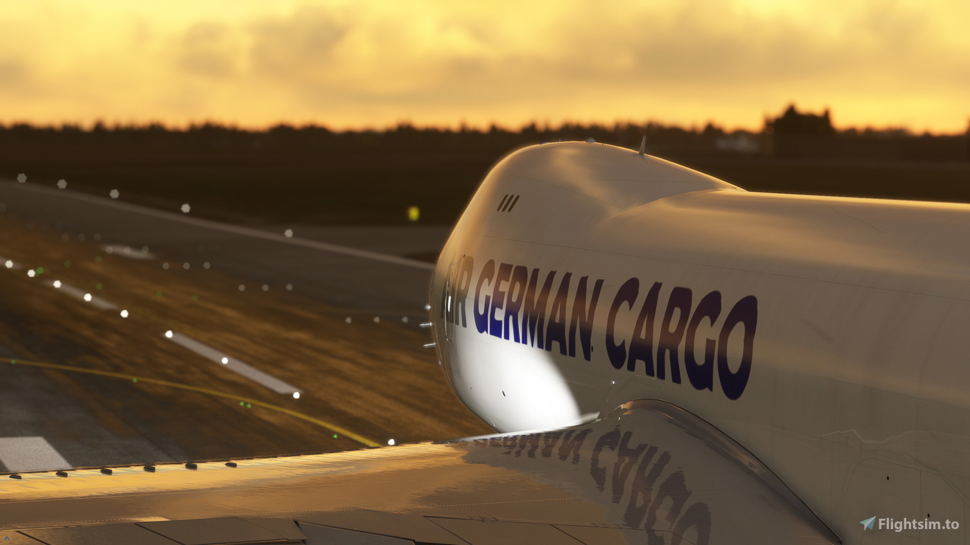 Asobo 747-8f AirGerman Cargo for Microsoft Flight Simulator | MSFS