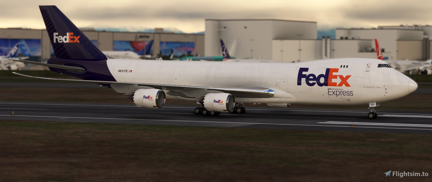 Asobo 747-8F FEDEX ESPRESS for Microsoft Flight Simulator | MSFS