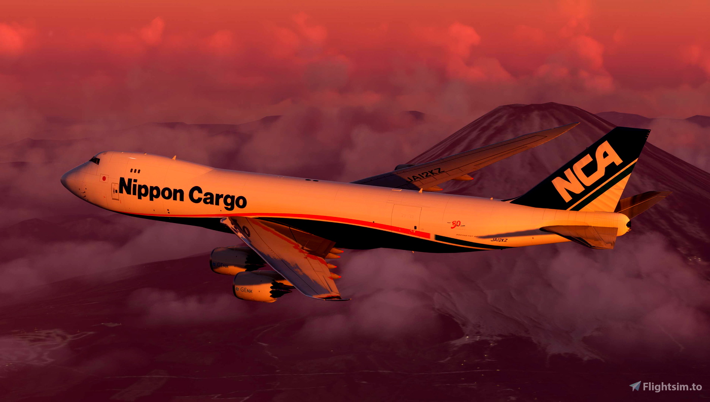 Asobo 747-8F Nippon Cargo Airlines 30th Anniversary 对于 Microsoft Flight ...