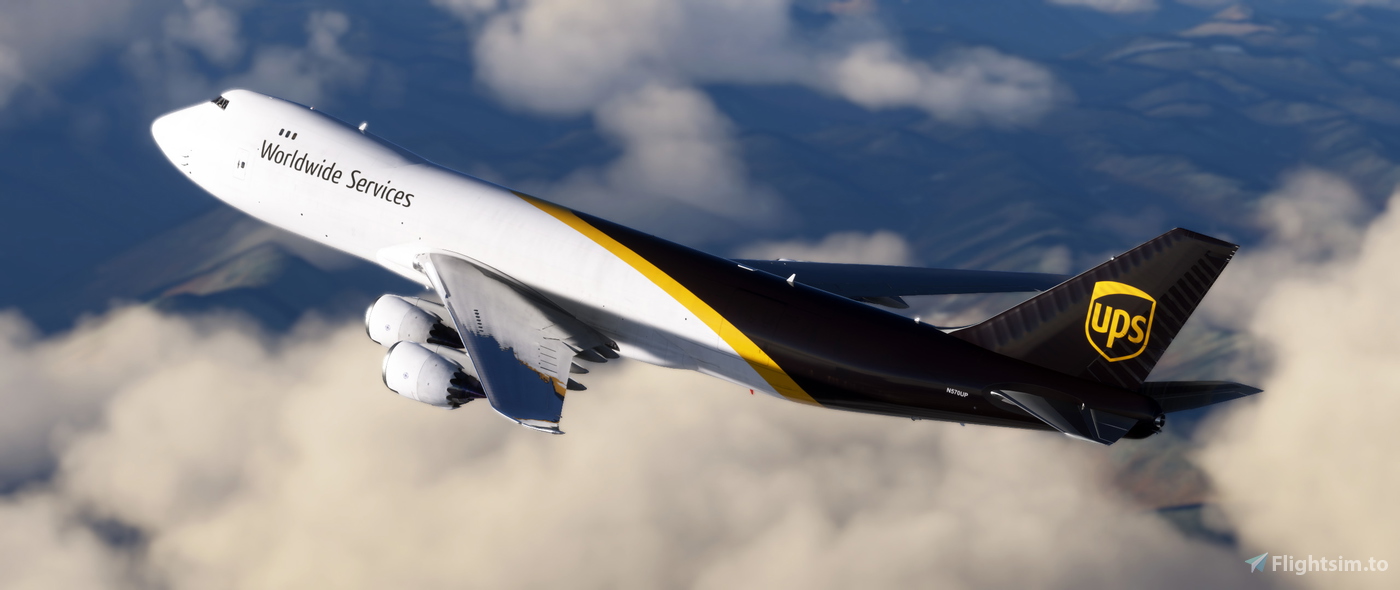 Asobo 747-8F UPS Airlines for Microsoft Flight Simulator | MSFS