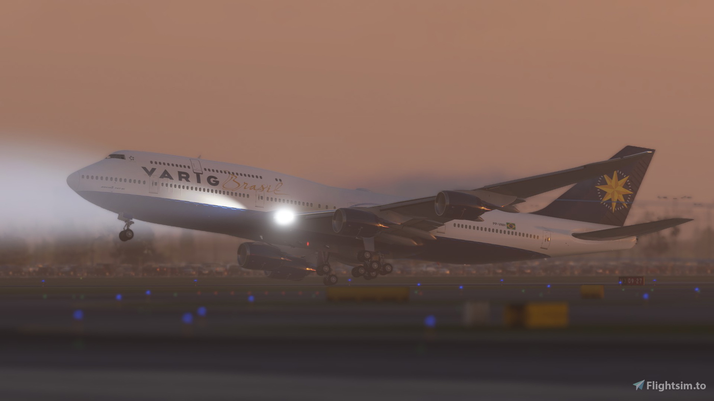 Asobo 747-8i VARIG PP-VNH Fictional for Microsoft Flight Simulator | MSFS
