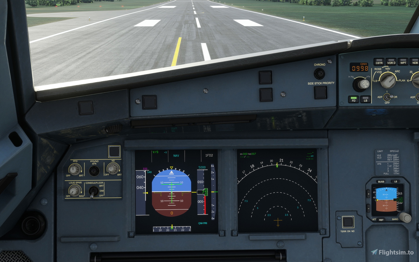 Asobo A320NEO Better Fonts for Microsoft Flight Simulator | MSFS