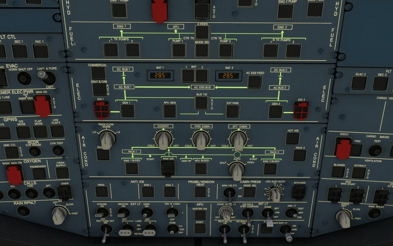 Asobo A320NEO Better Fonts for Microsoft Flight Simulator | MSFS