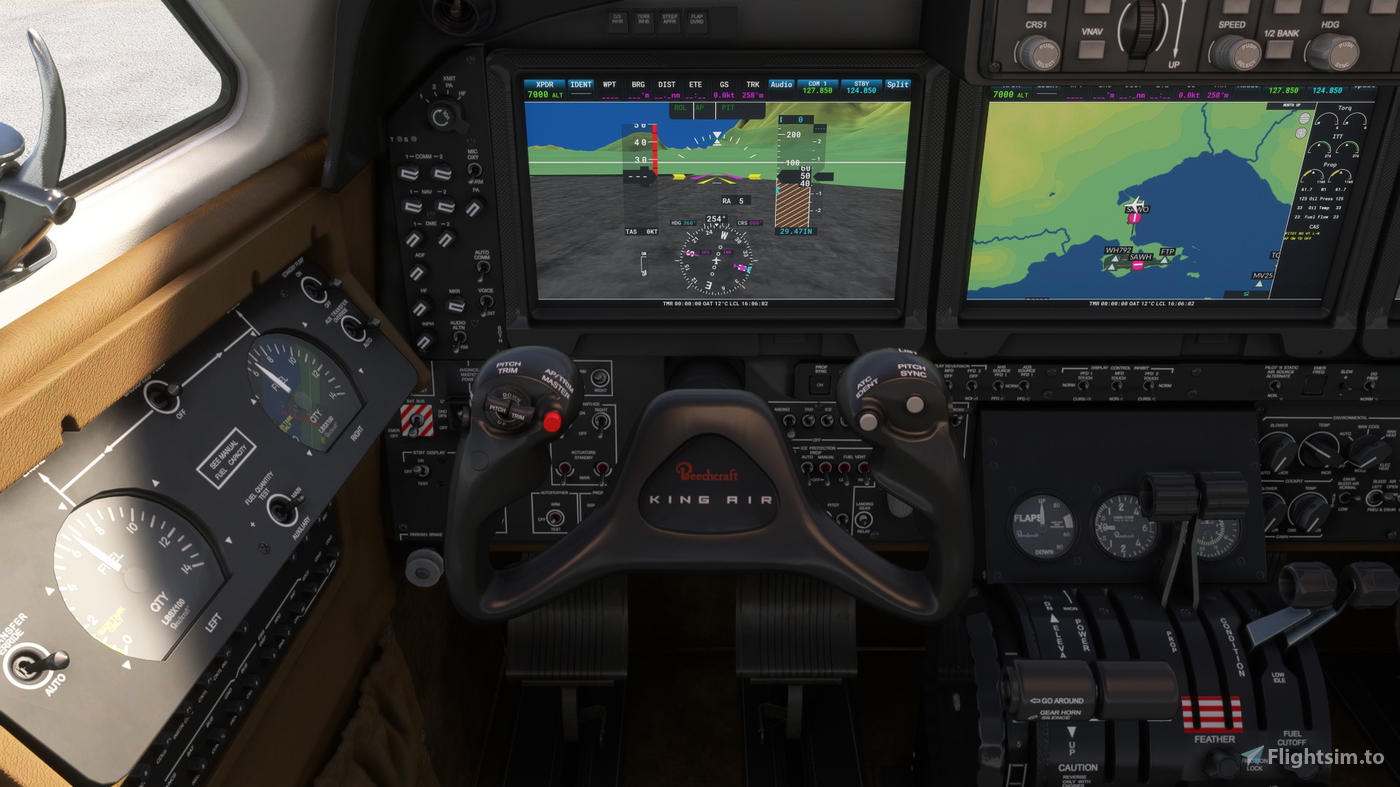Asobo Beechcraft King Air 350 Custom Cameras and Wing Views for ...