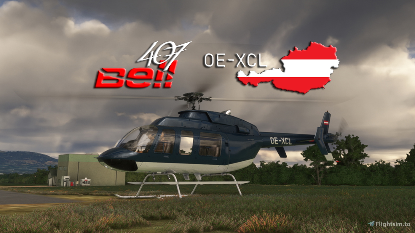 Asobo Bell 407 "OE-XCL" für Microsoft Flight Simulator | MSFS