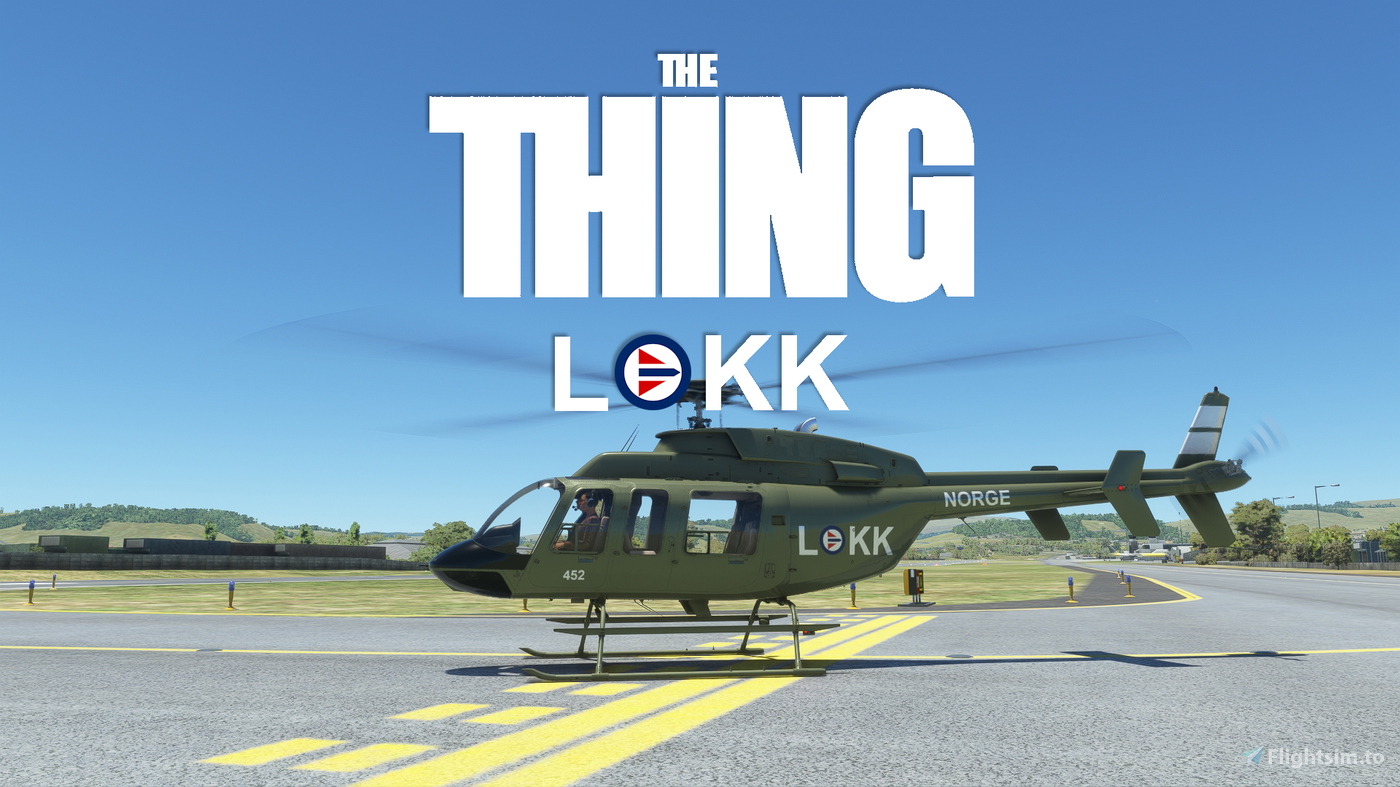 Asobo Bell 407 "The Thing" Twin Pack para Microsoft Flight Simulator | MSFS