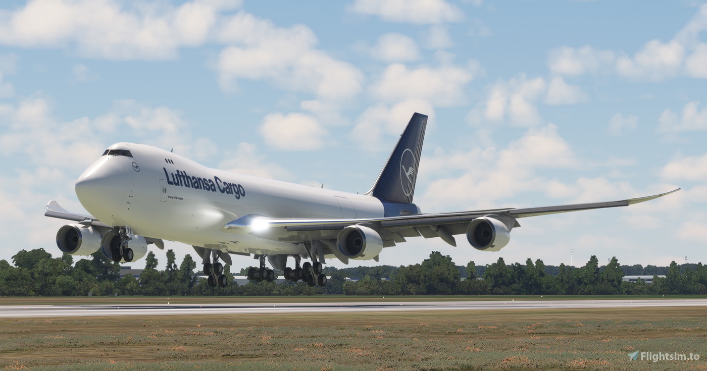 Asobo Boeing 747-8F Lufthansa Cargo (Fictional) [8K] for Microsoft ...
