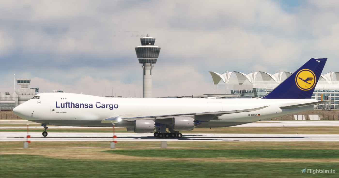 Asobo Boeing 747-8F Lufthansa Cargo (OldLivery) (Fictional) [8K] for ...