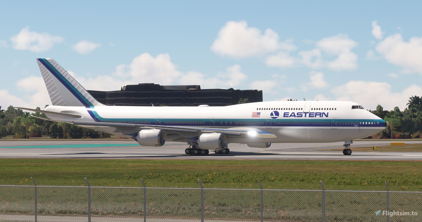 Asobo Boeing 747-8i EASTERN AIRLINES (Fictional) [8K] for Microsoft ...